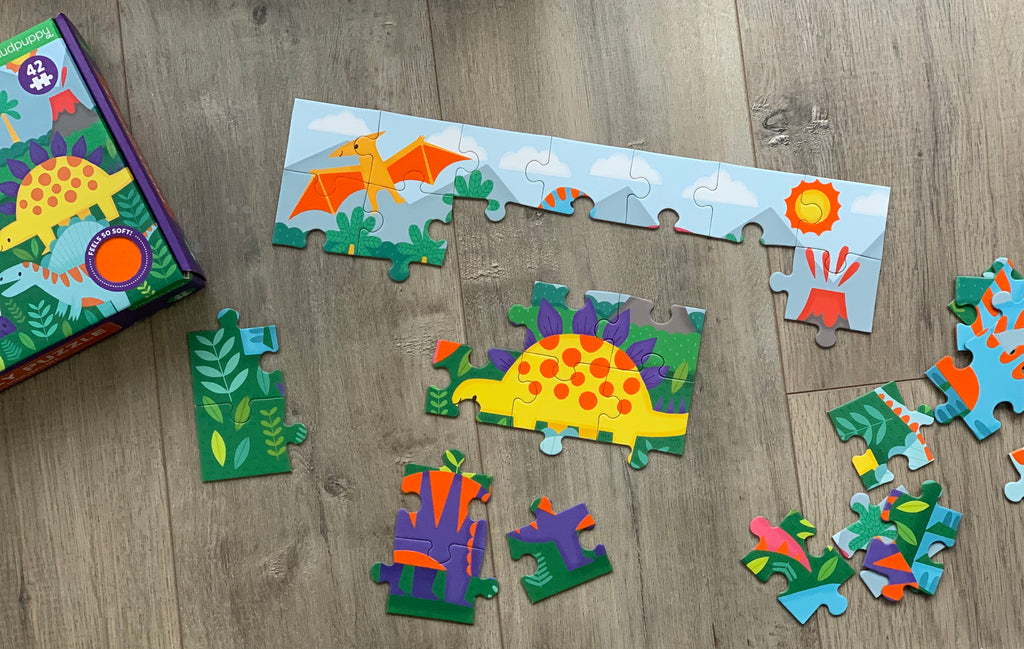 Dinosaurs Fuzzy Puzzle — Choose Play